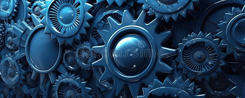 Sophisticated Business Backdrop with a Pattern of Interlocking Gears ...