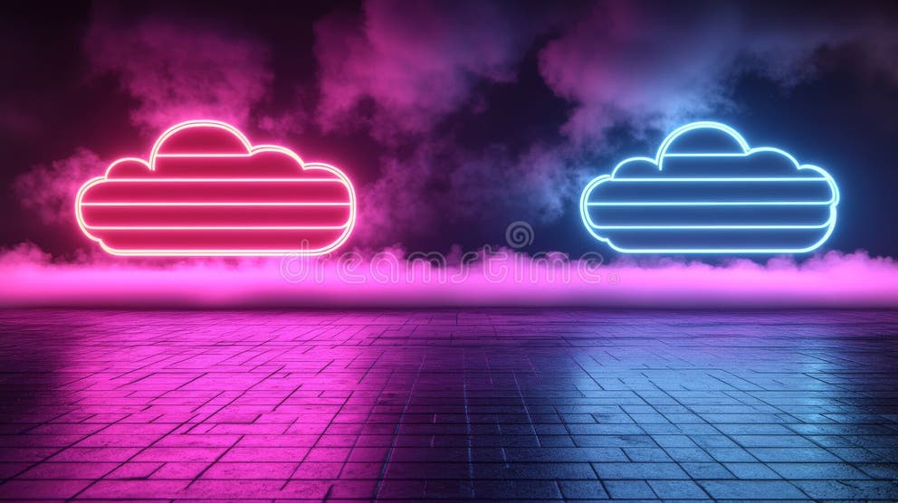 A Sophisticated 3D Diagram of Cloud Containers and Serverless Functions ...