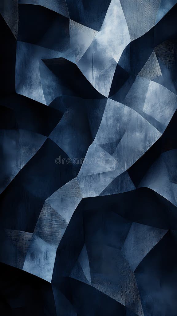 Sophisticated Dark Geometric Patterns with Flowing Forms and Sharp ...