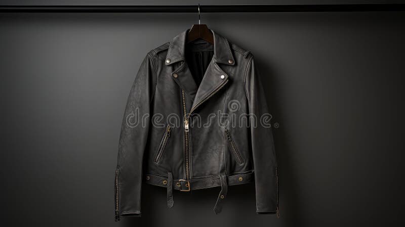 Sophisticated Dark Grey Leather Stock Illustration - Illustration of ...