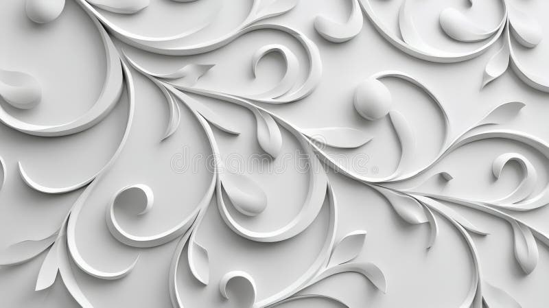 The Sophisticated and Elegant Setting Features a White Wall Decorated ...