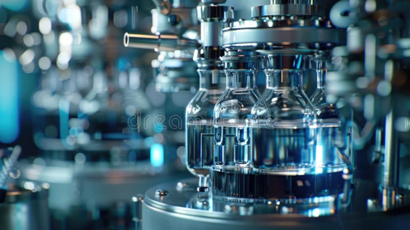 Sophisticated Engine Assembly Stock Image - Image of industrial ...