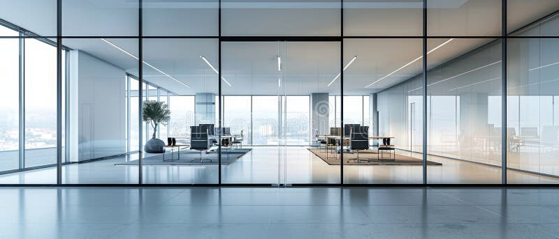 Sophisticated Glass-partitioned Workspace for Creative Entrepreneurs ...