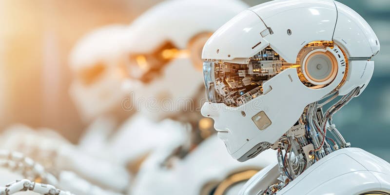 Sophisticated Humanoid Robots Showcase Seamless Integration of ...