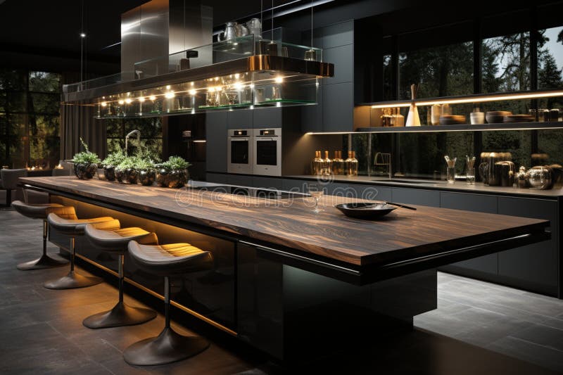 Sophisticated Kitchen Design with Subtle White LED Lighting, Adding a ...