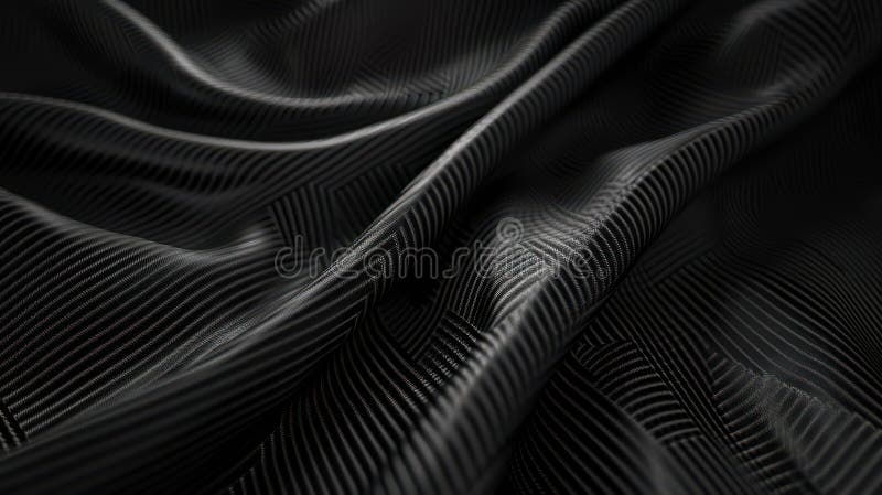 Sophisticated Line Work Creating a Textured Fabric Pattern Stock ...