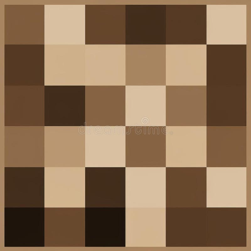Sophisticated Minimalistic Brown Grid Pattern Chessboard Design Stock ...