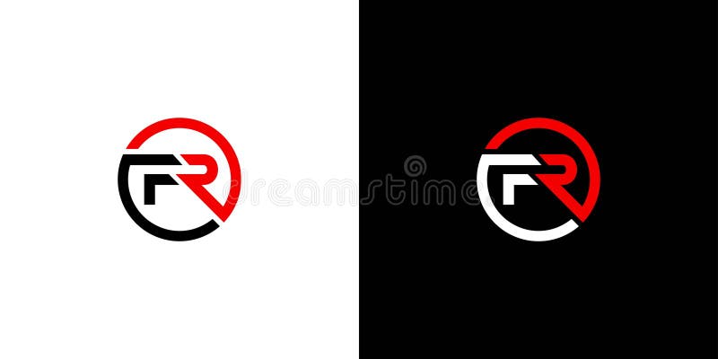 Sophisticated FR Logo Design Stock Vector - Illustration of clean ...
