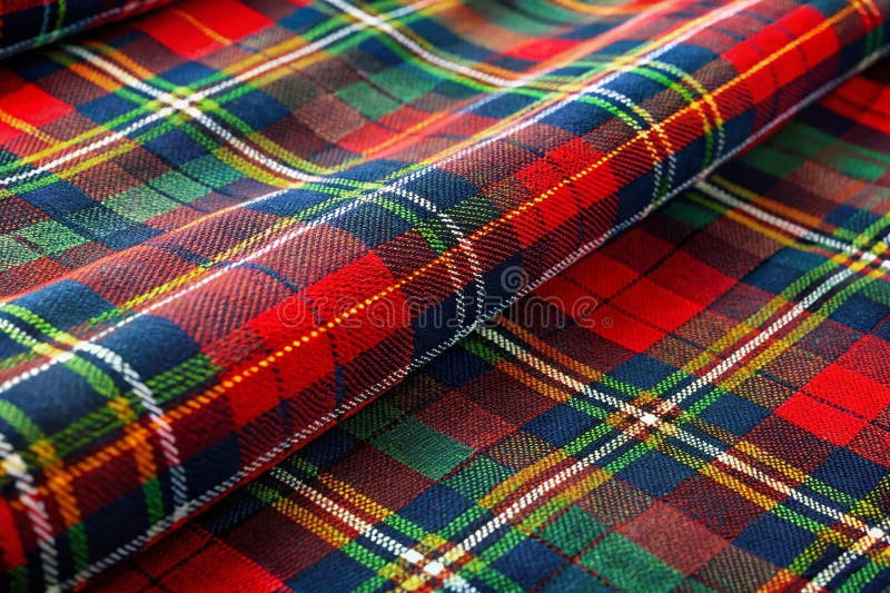 Sophisticated Modern Tartan Fabric a Classic Black and White Design for ...
