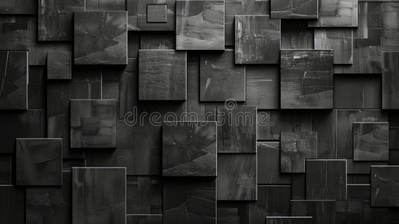 Sophisticated Monochromatic Abstract Square Patterns, Subtle Gradients ...