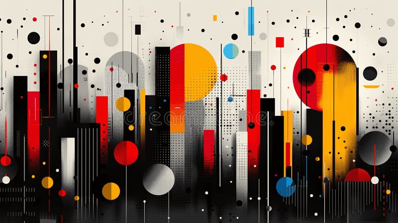 Sophisticated Monochrome Background with Clean Geometry. Stock ...