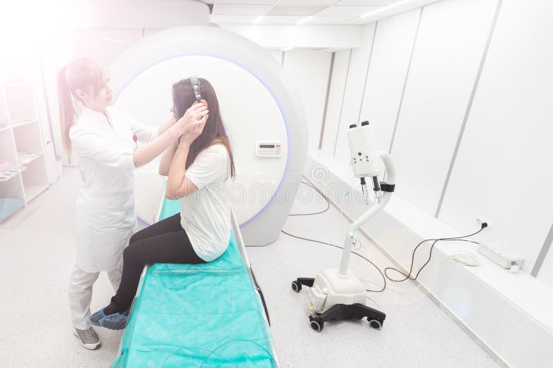 A Sophisticated MRI Scanner at Hospital. Stock Image - Image of ...
