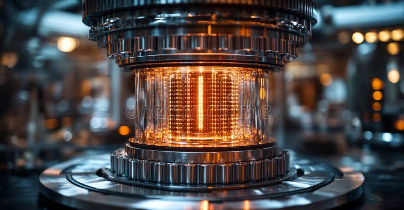 A Sophisticated Quantum Computer Core Showcases Qubits in Superposition ...