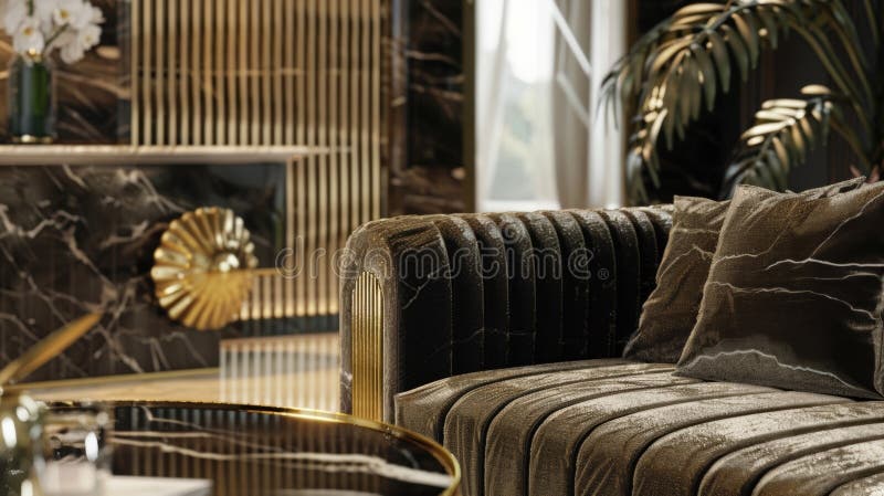 A Sophisticated Setting Unfolds on this Art Deco Podium Featuring a ...