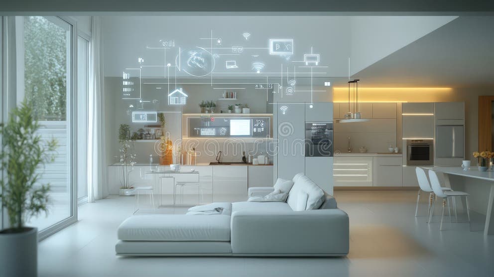 Sophisticated Smart Home Visualization with Integrated Technology ...