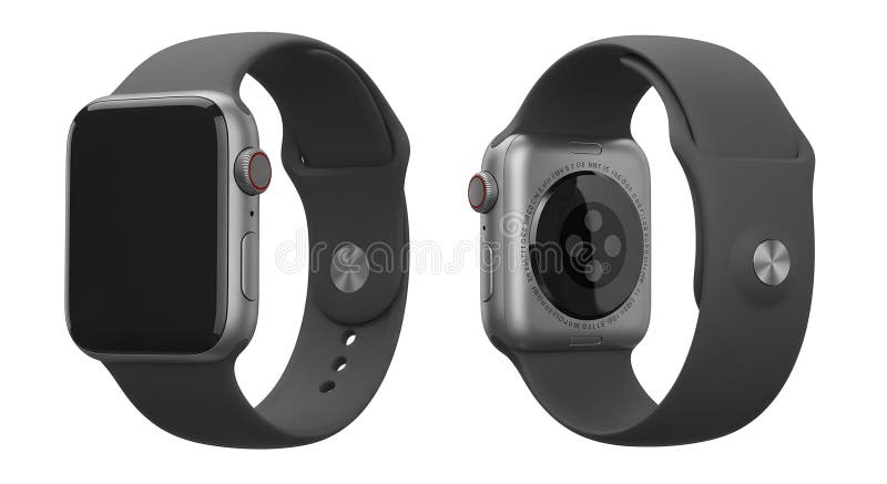 Sophisticated Smartwatch Displays Time with Sleek Design and Modern ...