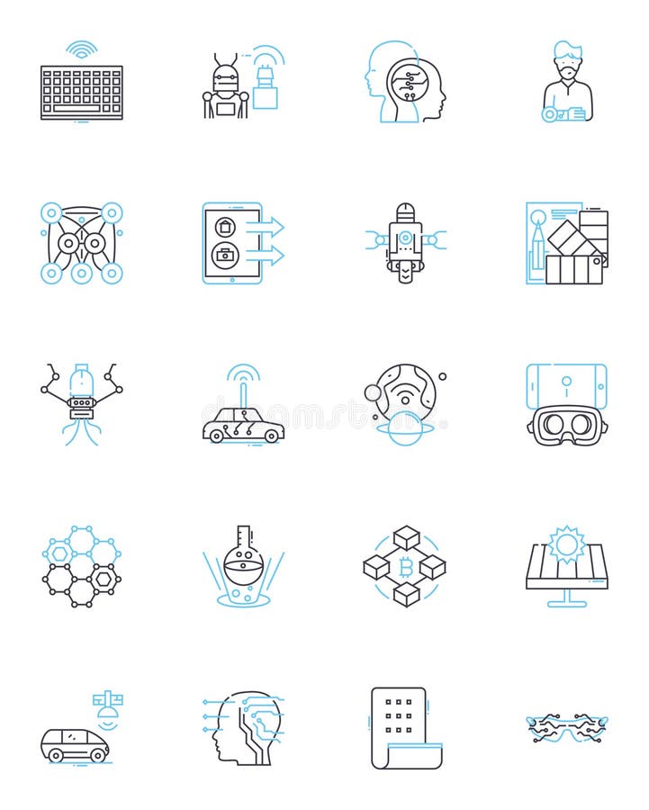 Sophisticated Systems Linear Icons Set. Complexity, Efficiency ... Sophisticated Systems Linear Icons Set. Complexity, Efficiency ...