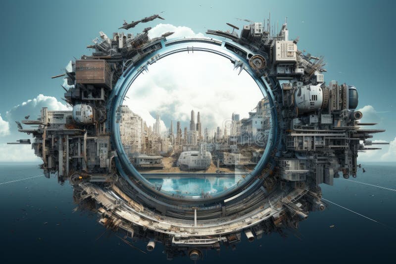 Sophisticated Technological Industry Circle Stock Photos - Free ...