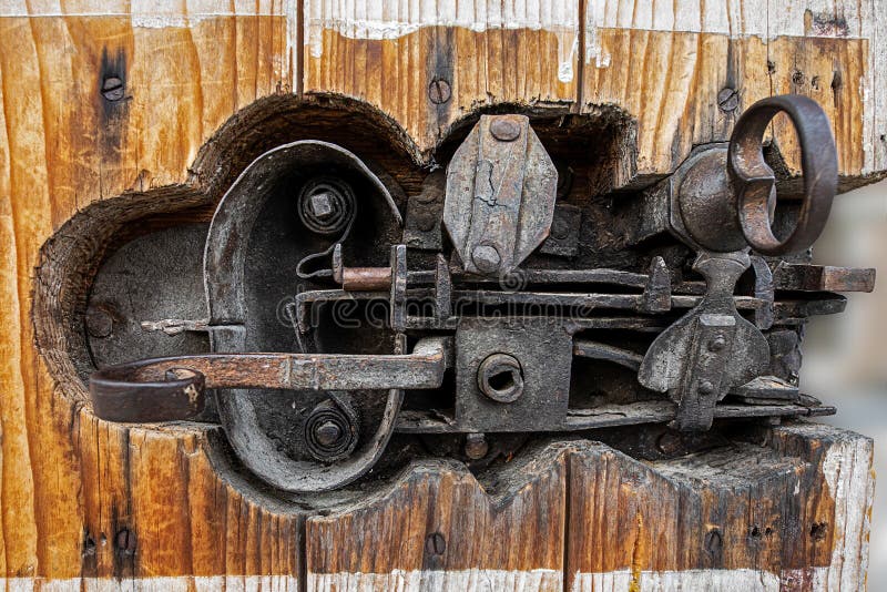 Sophisticated Technology in the Past Stock Image - Image of metal, lock ...