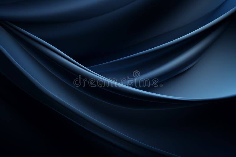 Sophisticated Visual Element. Dark Navy Blue Gradient Banner Background ...