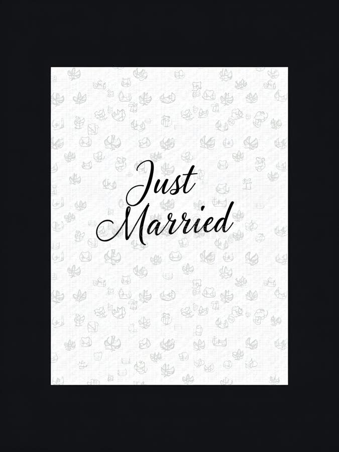 Parametric Wedding Card with Just Married Text and Algorithmic Design ...