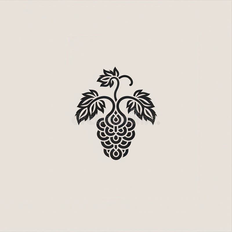 Elegant Wine Brand Logo Featuring Script Typography and Crest Style ...
