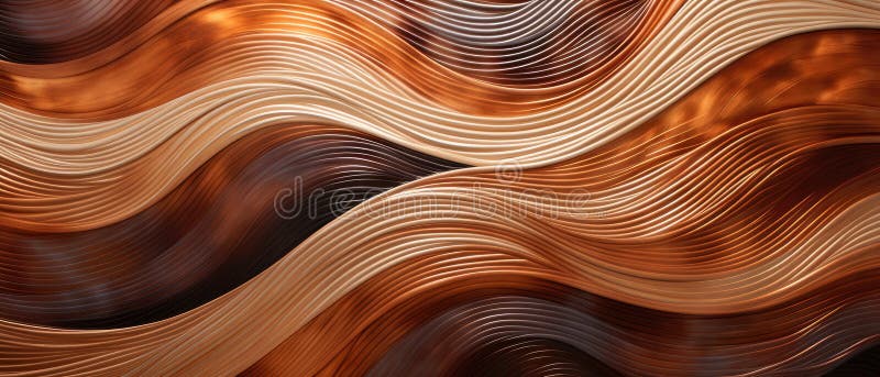 Sophistication Meets Texture with this Abstract Metallic Brown Copper ...