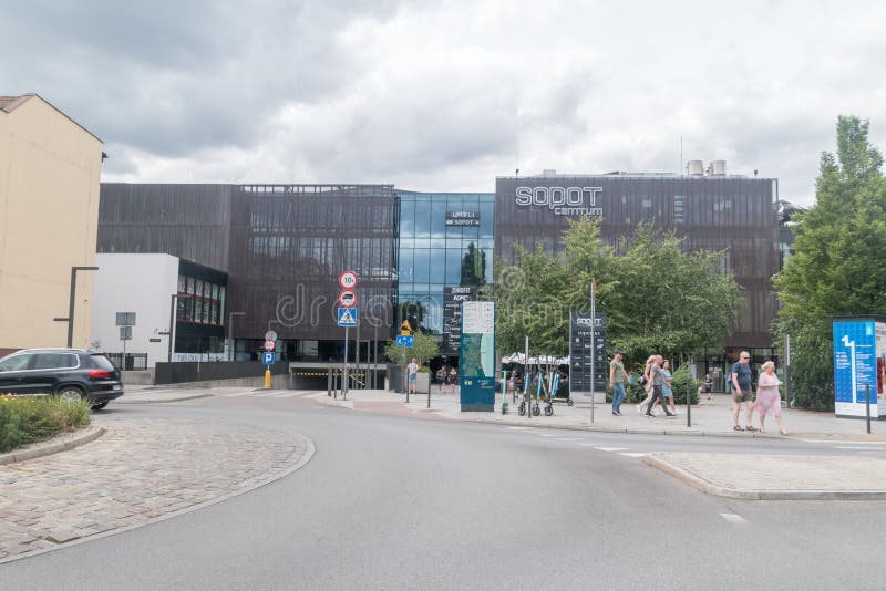 Sopot Centrum Building of the Railway Station Editorial Stock Photo ...