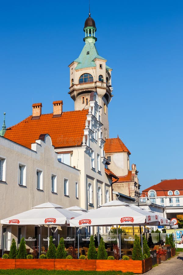 Beautiful Architecture of Sopot at Sunny Day, Poland Editorial Image ...
