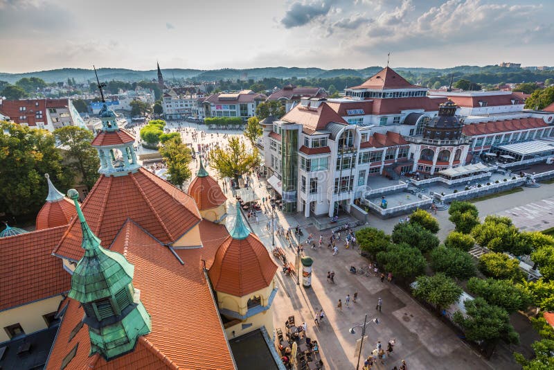 Sopot,Poland-September 7,2016:View of the Sopot City in Poland ...