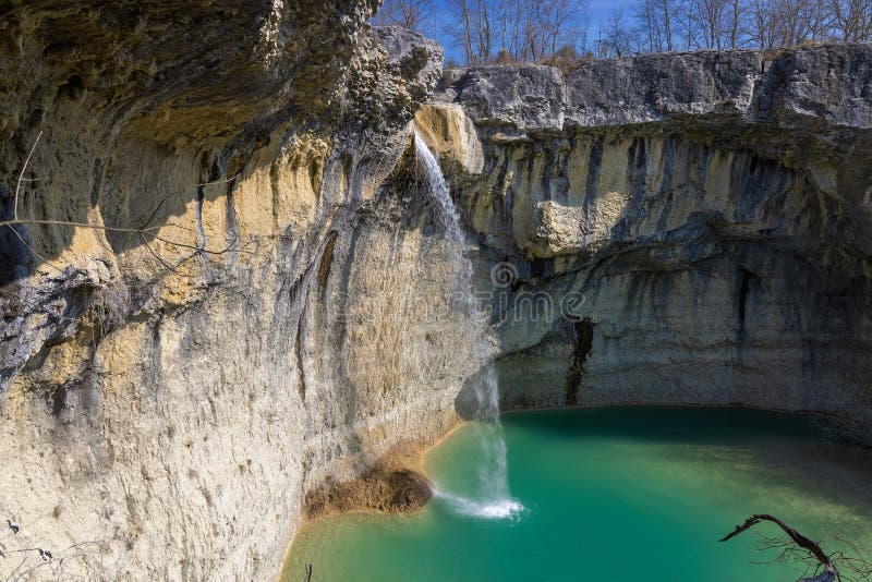 Sopot Waterfall Near Buzet in Istra Stock Photo - Image of scenery ...