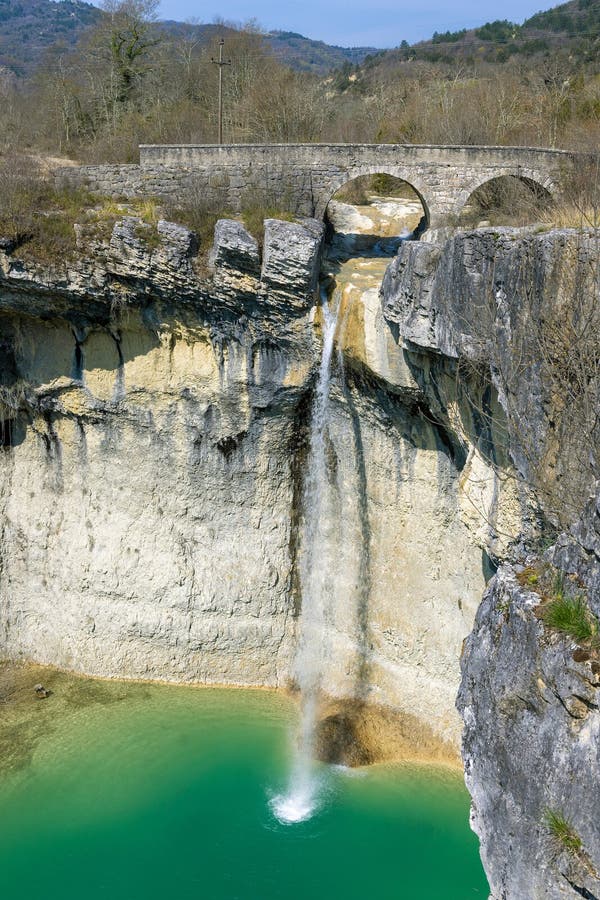 Sopot Waterfall Near Buzet in Istra Stock Photo - Image of scenery ...