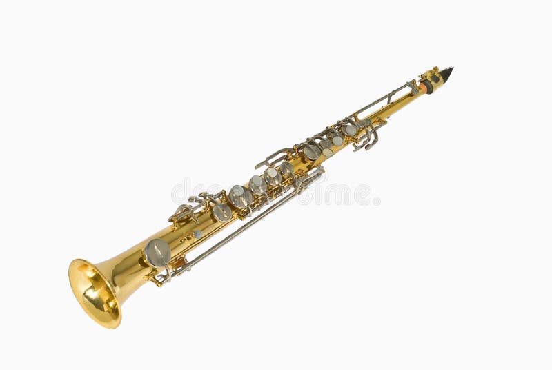 Sopranowy saksofon zdjęcie stock. Obraz złożonej z arte - 63131844