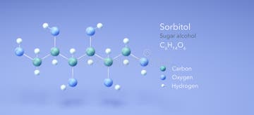 Sorbitol, Molecular Structures, Sugar Alcohol, 3d Model, Structural ...
