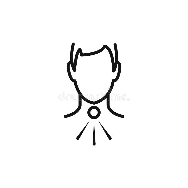 Sore Throat Icon Vector Set Collection for Web Stock Vector ...