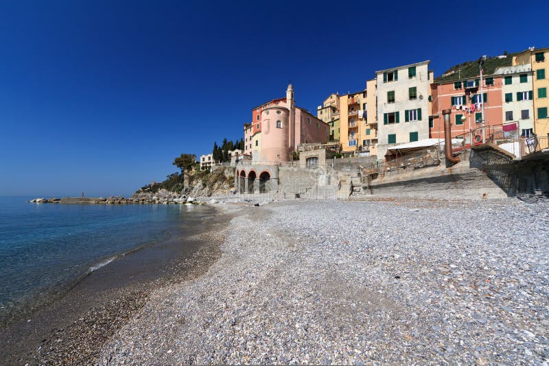 Sori from the beach, Italy stock photo. Image of exterior - 24487410