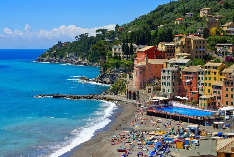 Sori stock photo. Image of sori, italian, building, italy - 43457876