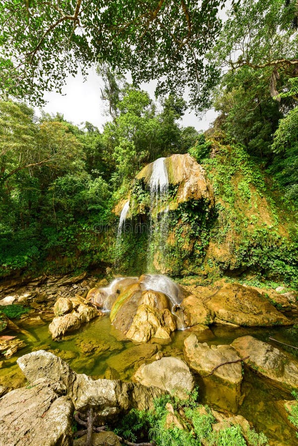 Soroa Waterfall - Pinar Del Rio, Cuba Stock Photo - Image of cascade ...