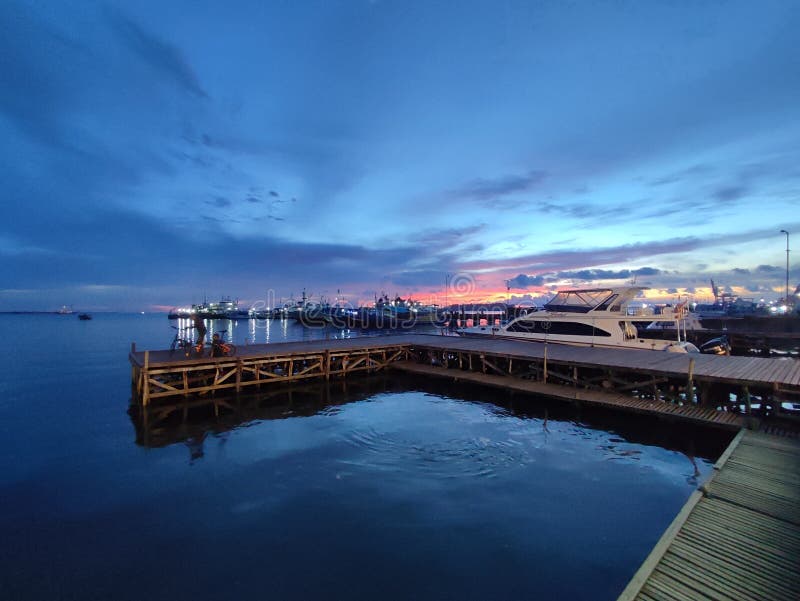 Sorong West Papua Ship Dock at Sunset Editorial Photography - Image of ship, west: 261802347