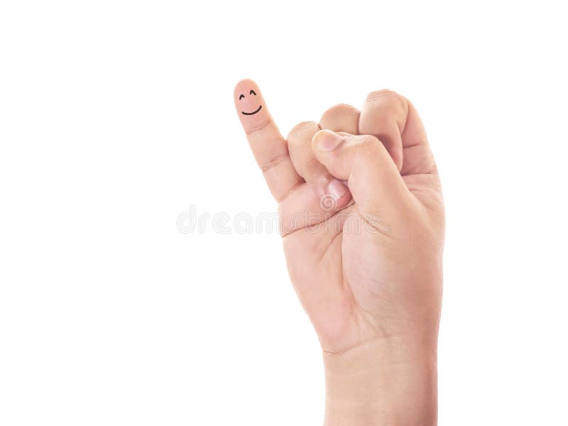 Mignolo Che Fa Promessa Gesto Di Mano Isolato Su Fondo Bianco ...