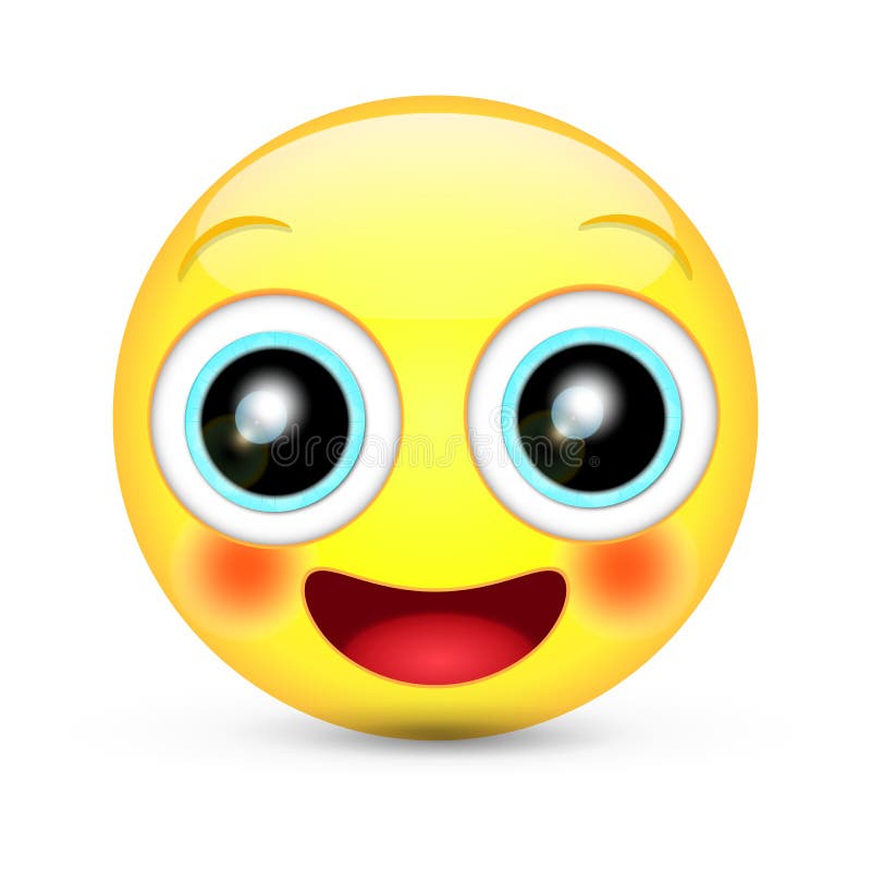 Sorriso Felice Dell'emoticon Illustrazione Vettoriale - Illustrazione ...