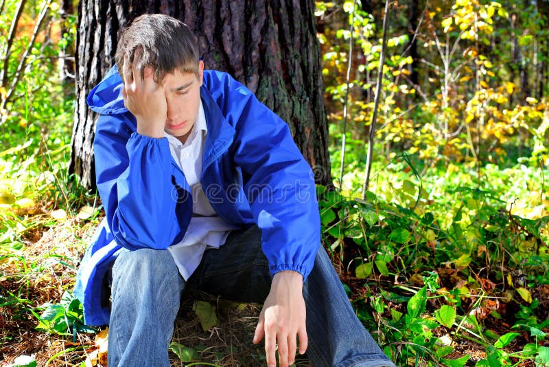 Sorrowful Young Man stock image. Image of closeup, confused - 29400753