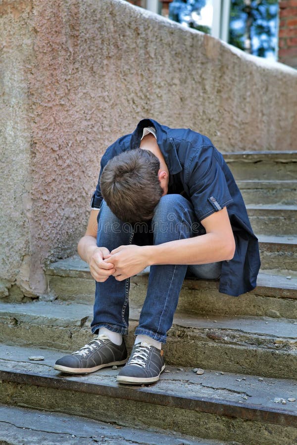Sorrowful Young Man stock image. Image of despondent - 54544965