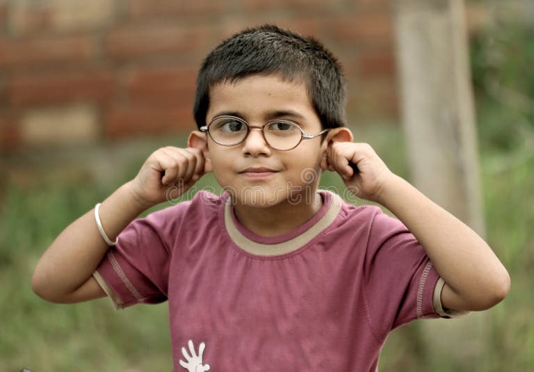 Sorry Child Holding Ears Stock Photos - Free & Royalty-Free Stock ...