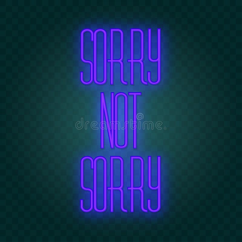 Sign Sorry Represents Apology Placard And Apologize Stock Illustration ...