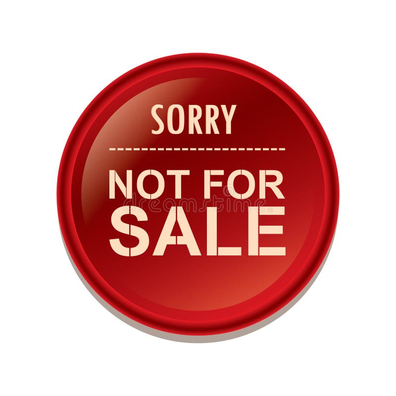 Not Sale Stock Illustrations – 2,432 Not Sale Stock Illustrations ...