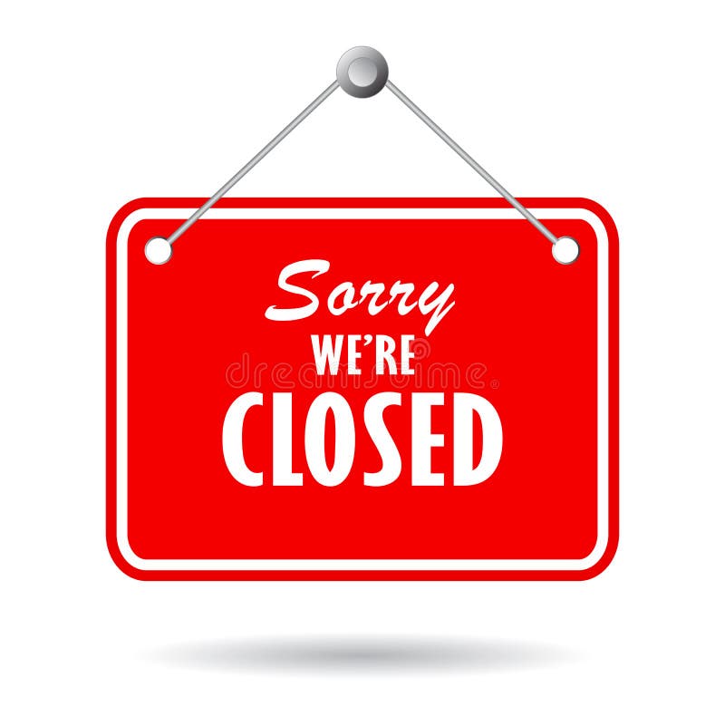 Closed Maintenance Sign Stock Illustrations – 1,228 Closed Maintenance ...