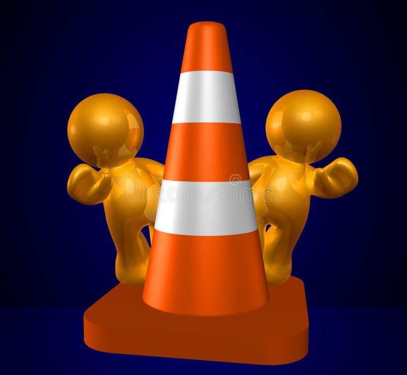 Sorry we Re Under Construction Stock Illustration - Illustration of ...