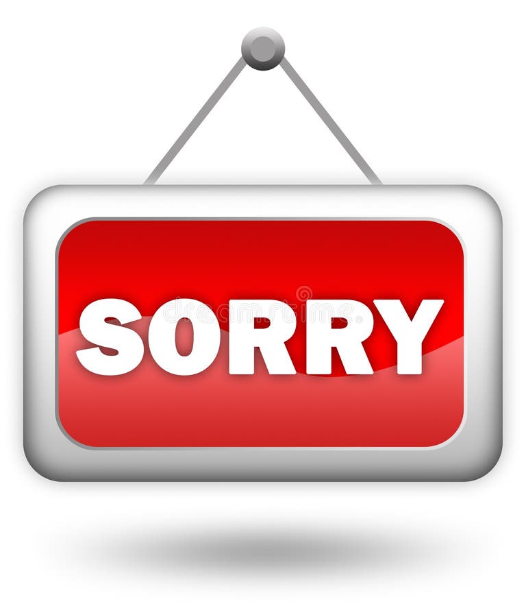 Sorry Sticker Stock Illustrations – 2,110 Sorry Sticker Stock ...