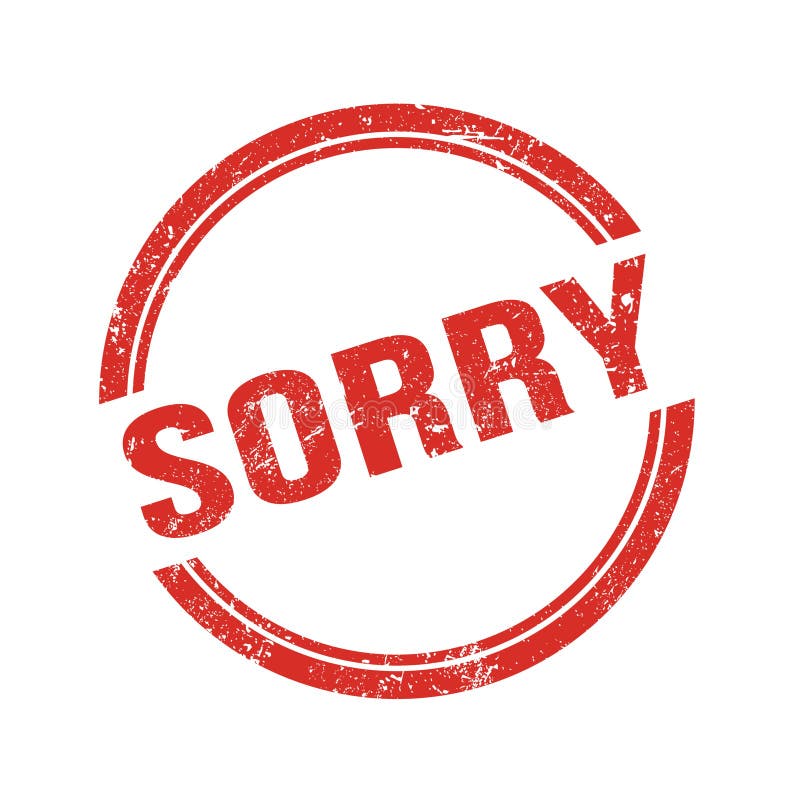 Sorry Written Stock Illustrations – 268 Sorry Written Stock ...